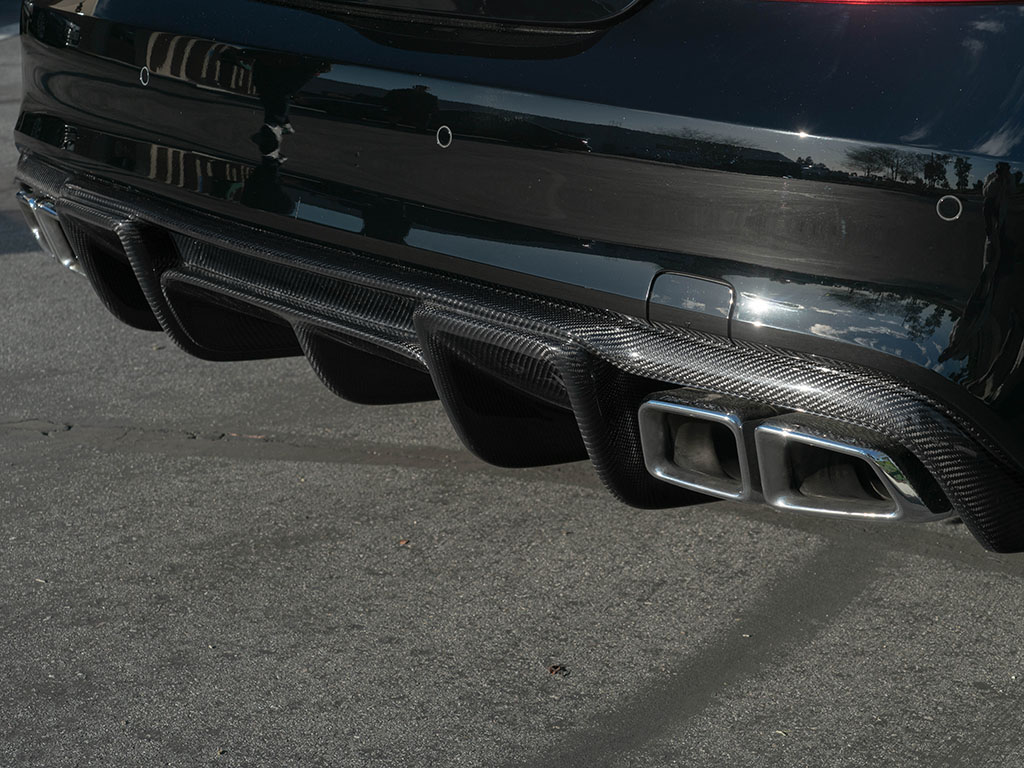 Mercedes W218 CLS 63 Elevated with RW Carbon's Carbon Fiber Upgrades ...